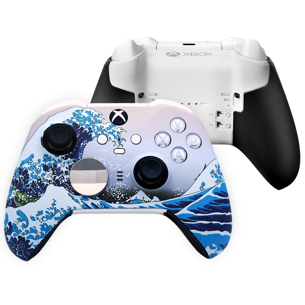 Xbox Elite Series 2 Controller - The Great Wave Custom – Platinum ...